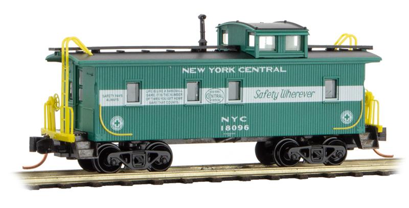 HO Scale NYC New York Central Railroad Wood Caboose 19019 Gauge ho-scale-nyc-new-york-central-railroad-wood-caboose-19019-gauge